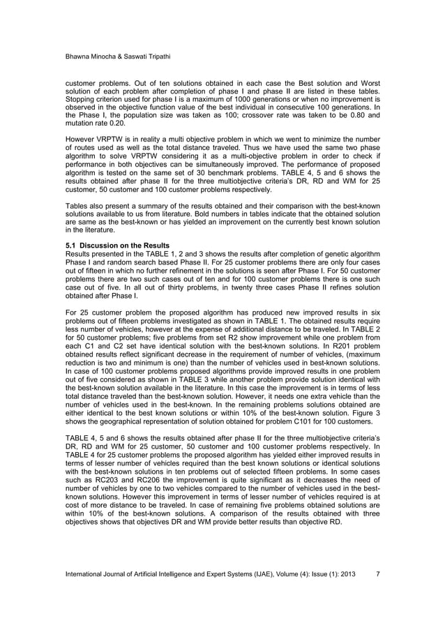 Two Phase Algorithm for Solving VRPTW Problem | PDF