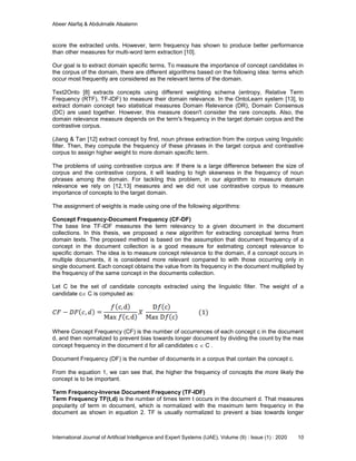 A New Concept Extraction Method for Ontology Construction From Arabic Text | PDF