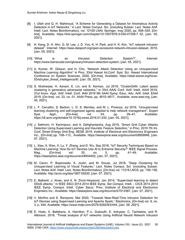 IoT Network Attack Detection using Supervised Machine Learning | PDF