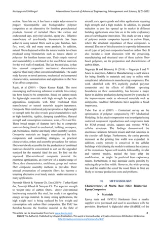 Characteristics of Murta Bast Fiber Reinforced Epoxy Composites | PDF