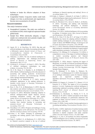 The impact of artificial intelligence and machine learning on financial reporting and auditing ...