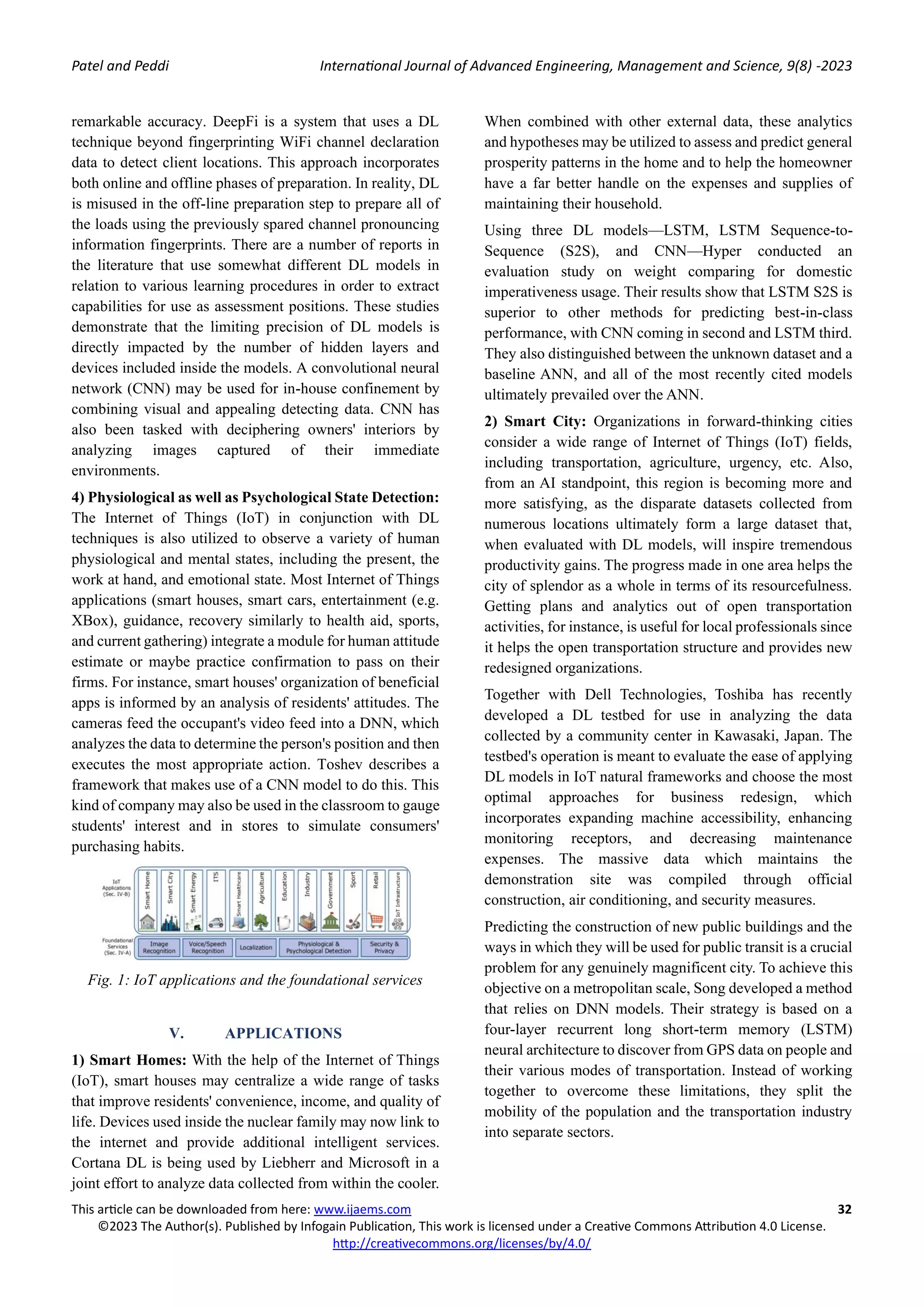 Application And Methods Of Deep Learning In Iot Pdf