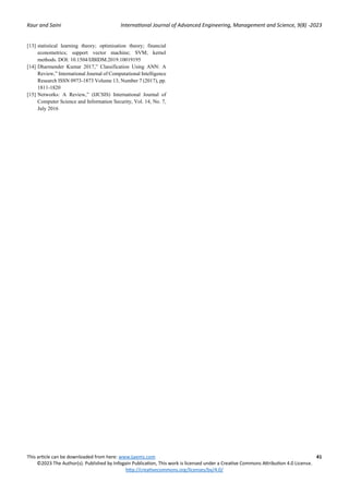 Data Mining Framework for Network Intrusion Detection using Efficient Techniques | PDF ...