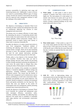 Automatic Water Level Controller for Overhead and Underground Water ...