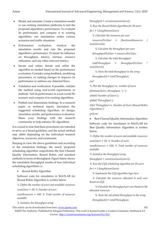 Designing Flexible Scheduling Algorithm for 5G | PDF