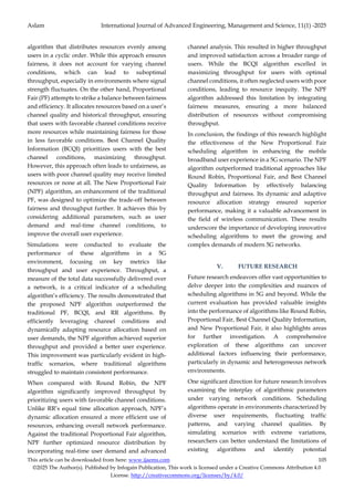 Designing Flexible Scheduling Algorithm for 5G | PDF