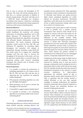 Designing Flexible Scheduling Algorithm for 5G | PDF