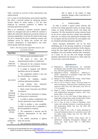 Review on Optimization of Microgrid Using Various Optimization Techniques | PDF