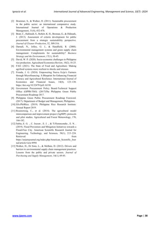 Fostering Resilience: Assessing the Role of Green Public Procurement in ...