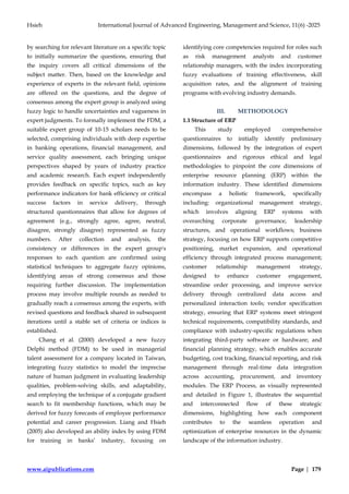 A Study on the Dimensions of ERP in Taiwan’s Information Industry Using ...