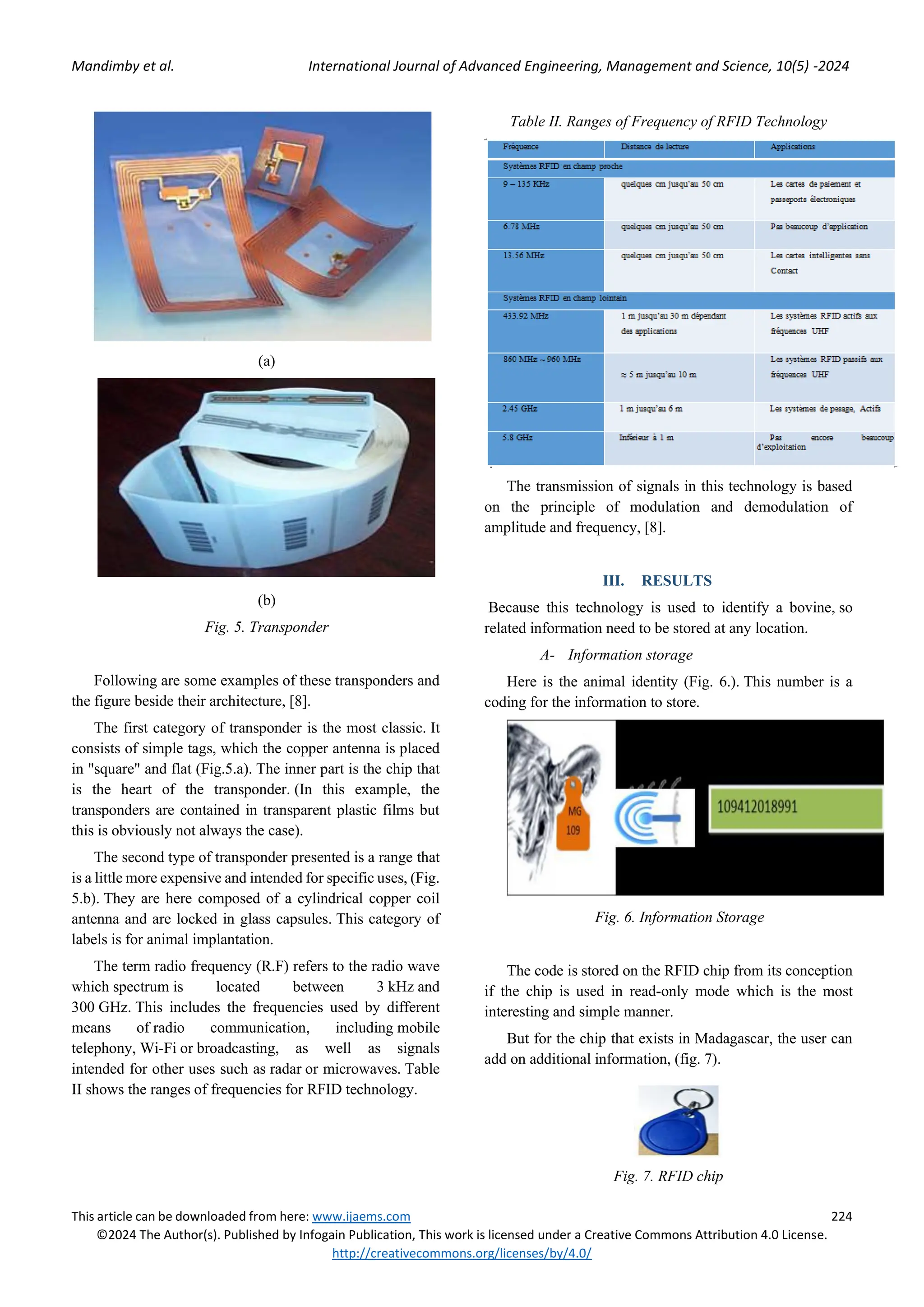 Operation of Radio Frequency Identification Technology to Control ...