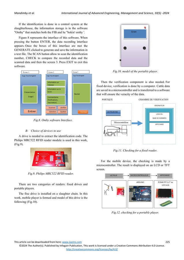 Operation of Radio Frequency Identification Technology to Control Cattle Movements | PDF