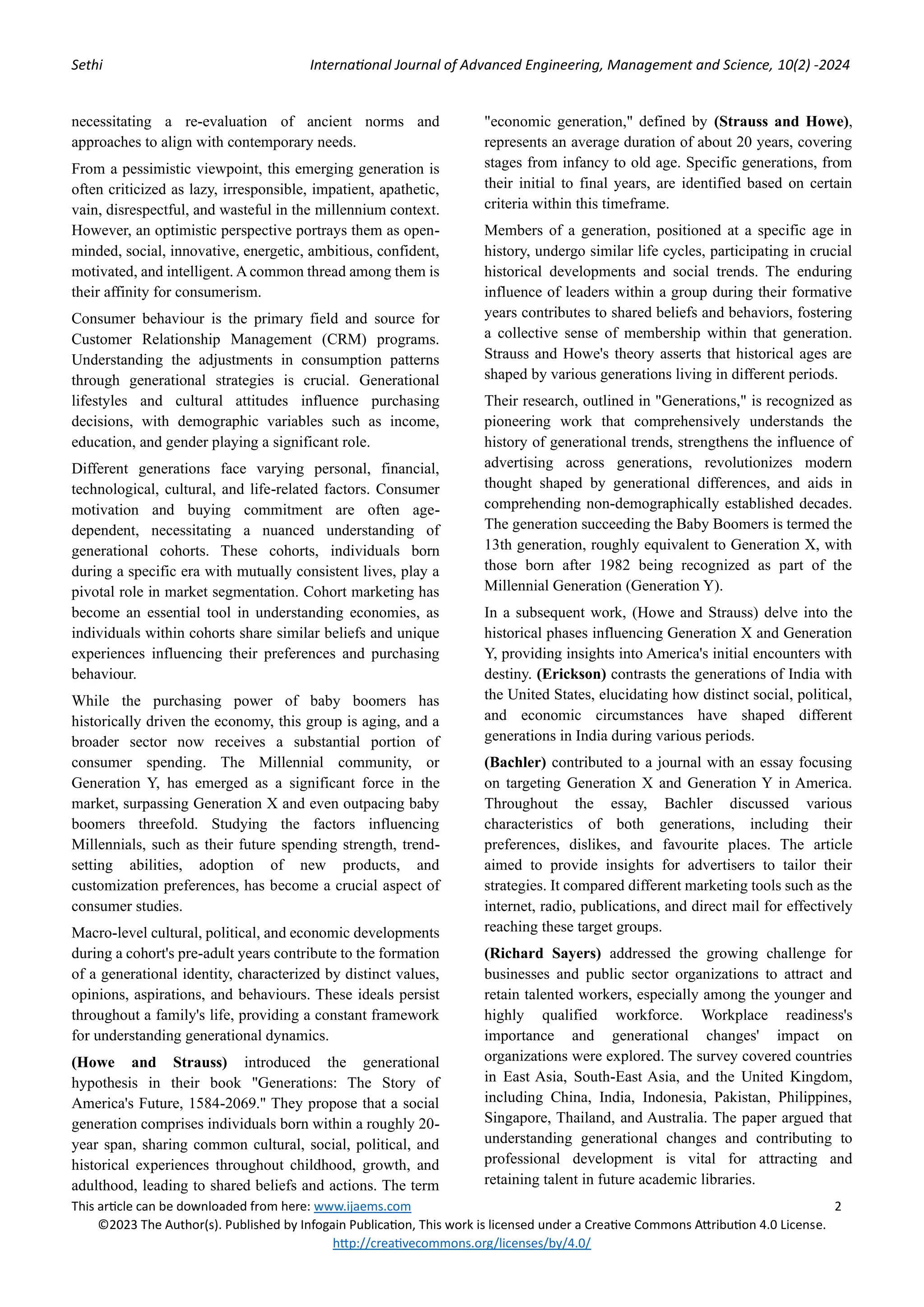 A Review of the Buying behaviour of the Millennials in India | PDF