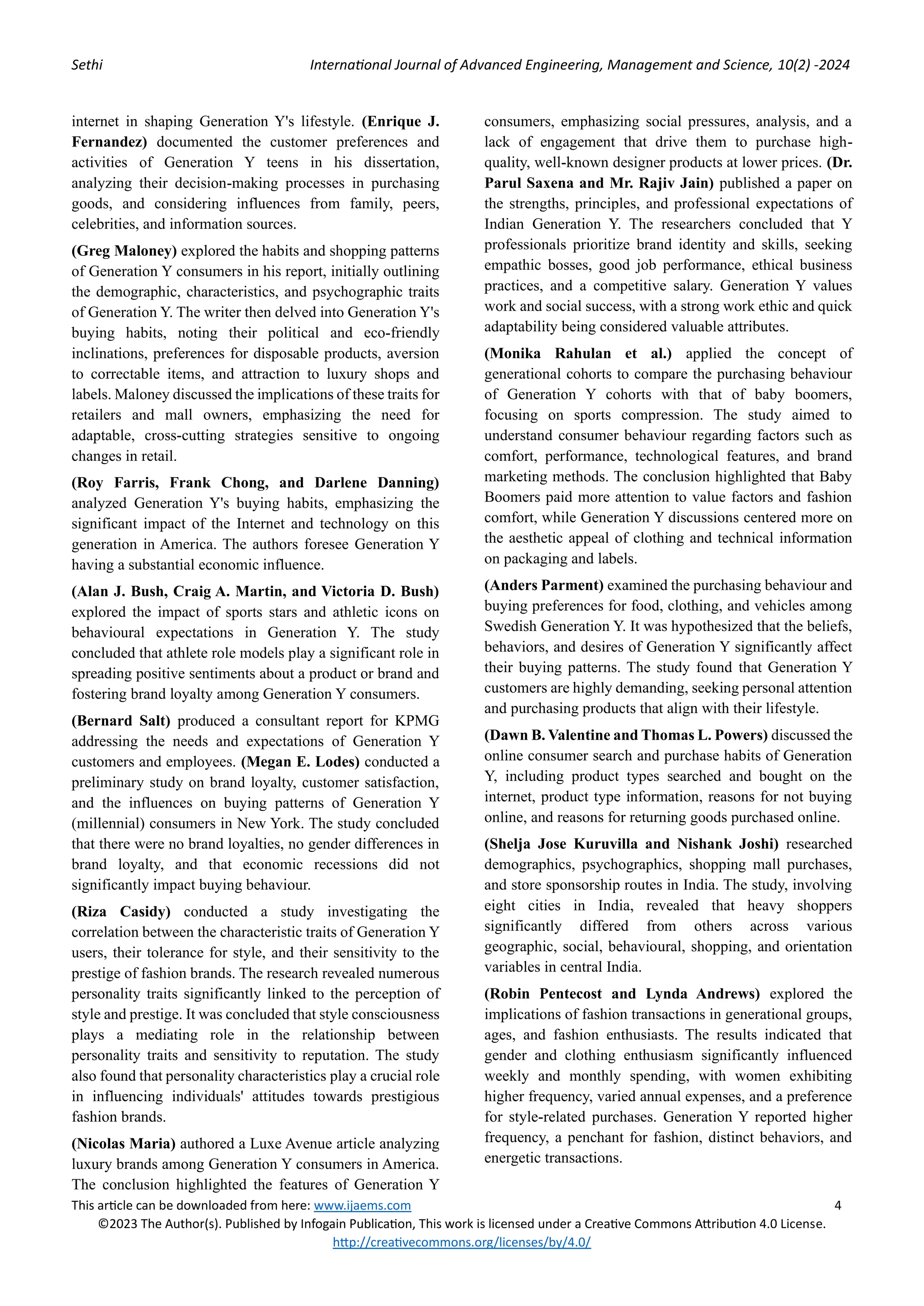 A Review of the Buying behaviour of the Millennials in India | PDF