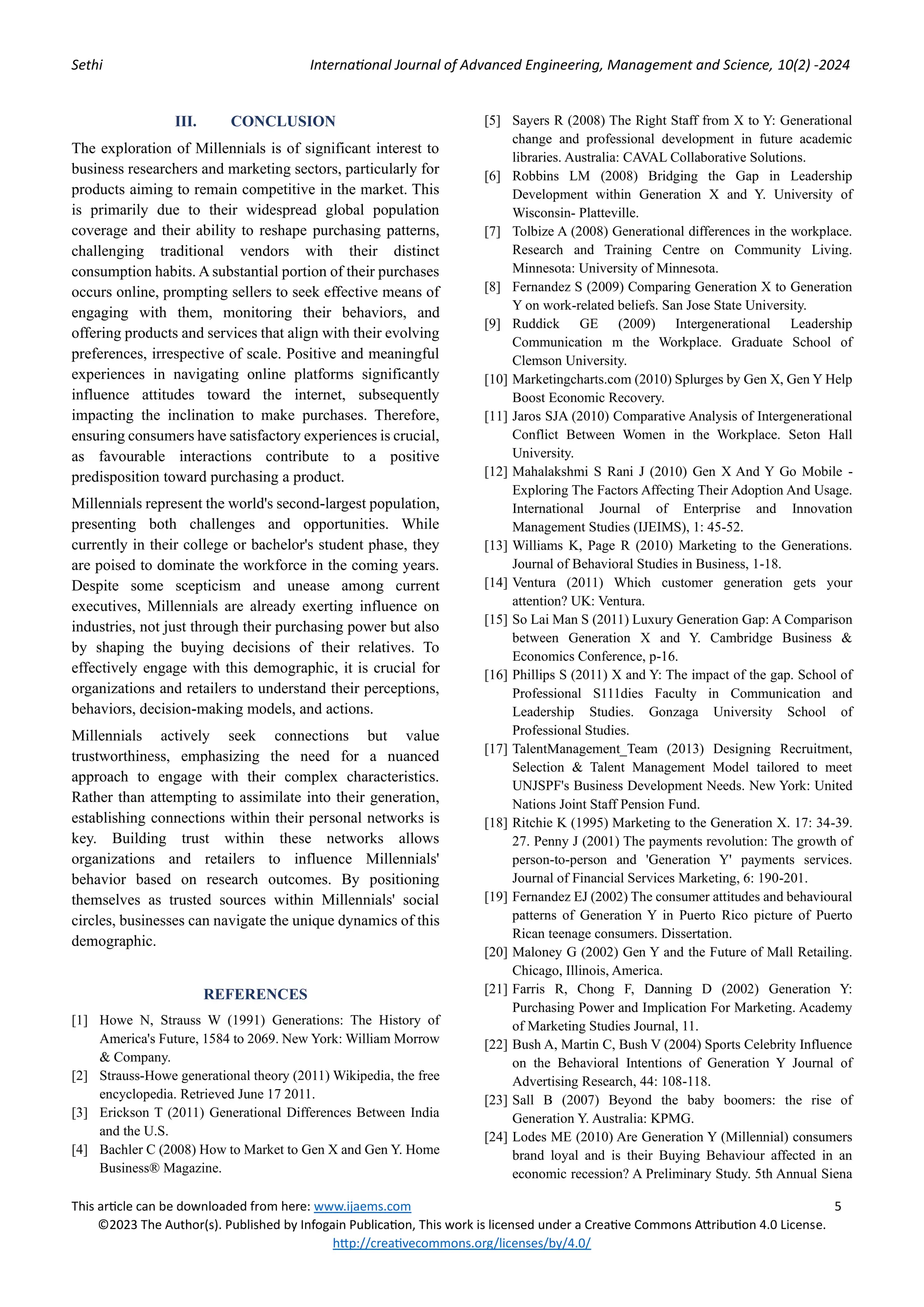 A Review of the Buying behaviour of the Millennials in India | PDF