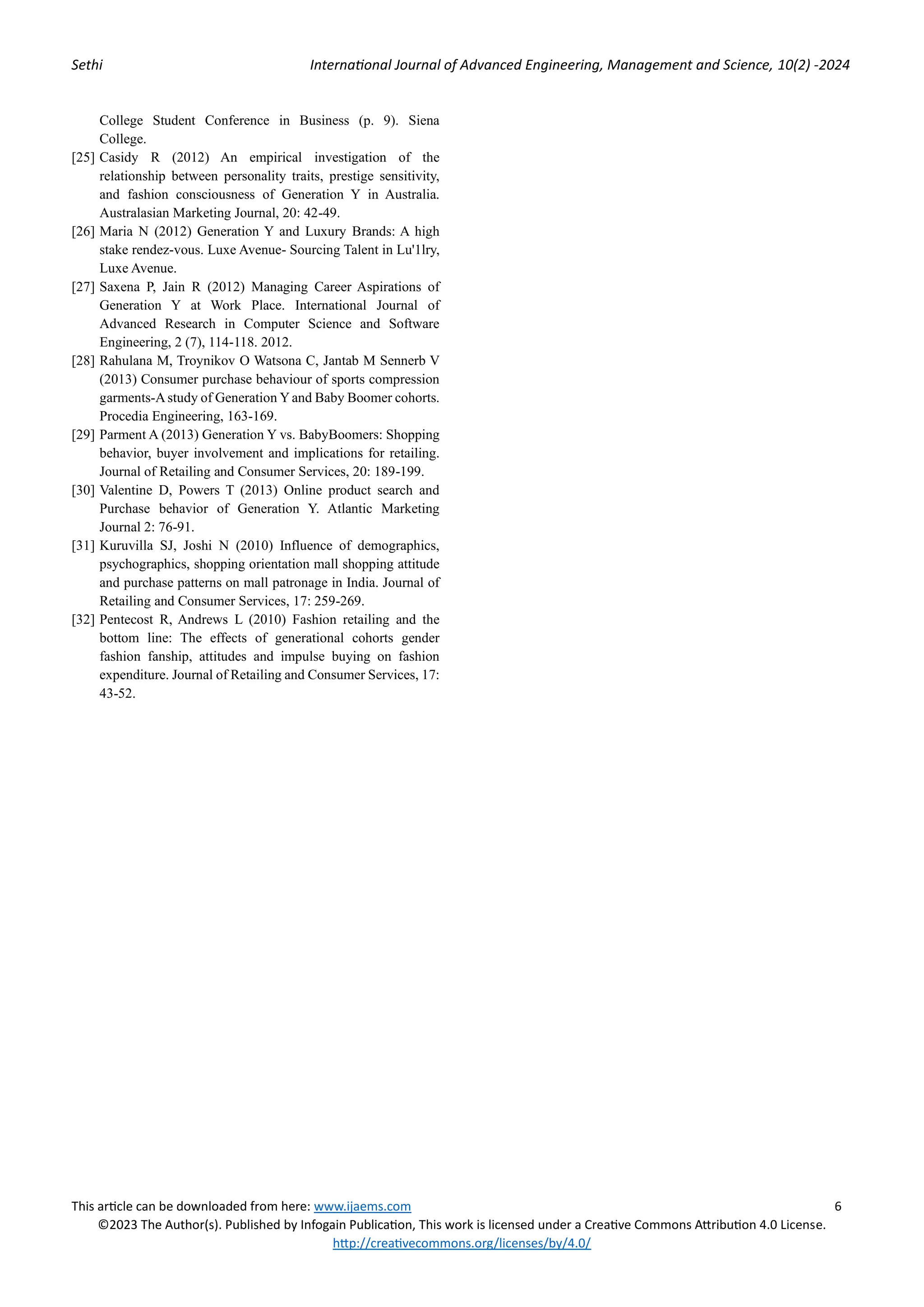 A Review of the Buying behaviour of the Millennials in India | PDF