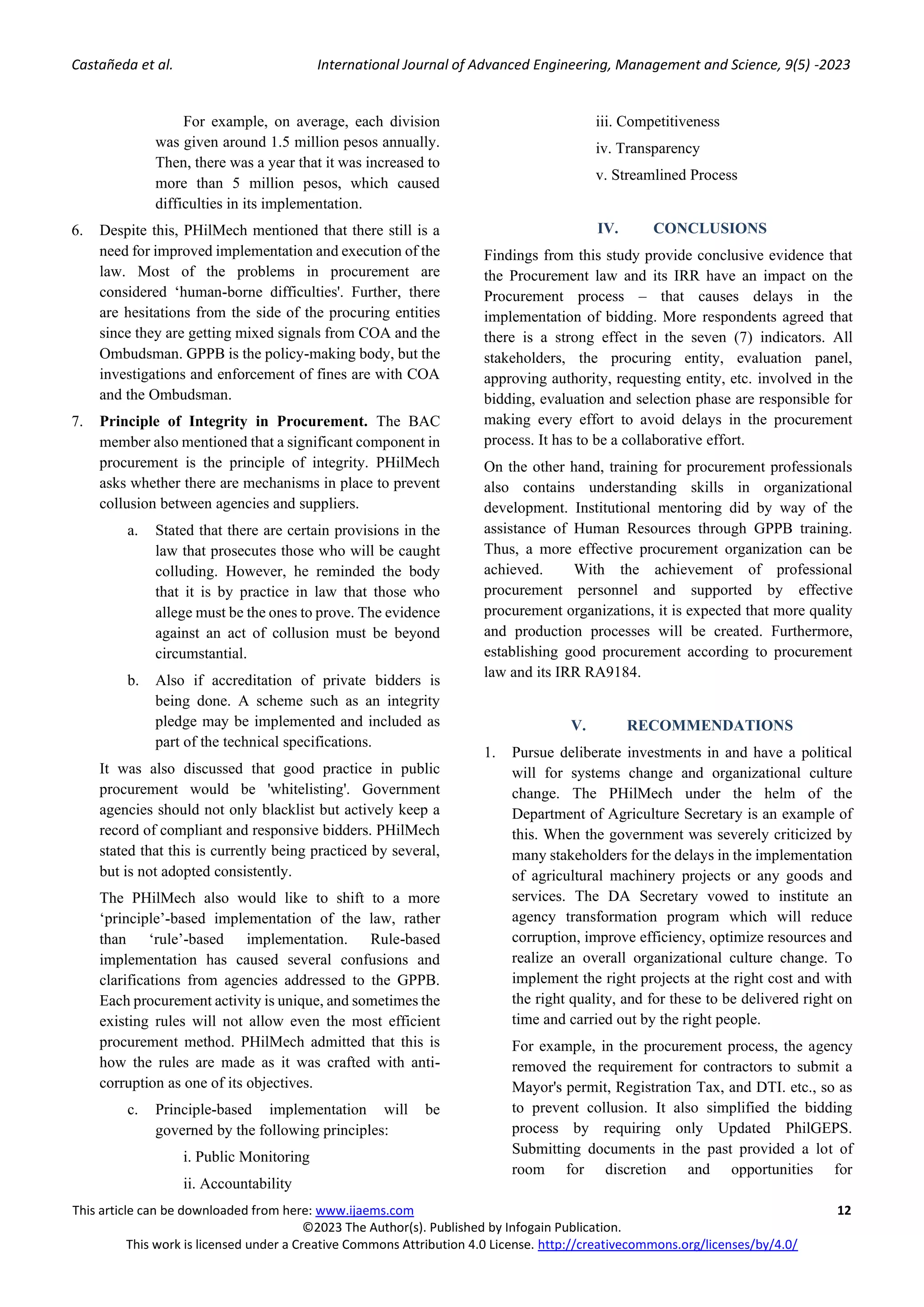 The Government Procurement Law (RA 9184) And Its IRR: Flaws on the ...