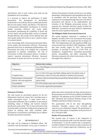 The Government Procurement Law (RA 9184) And Its IRR: Flaws on the ...