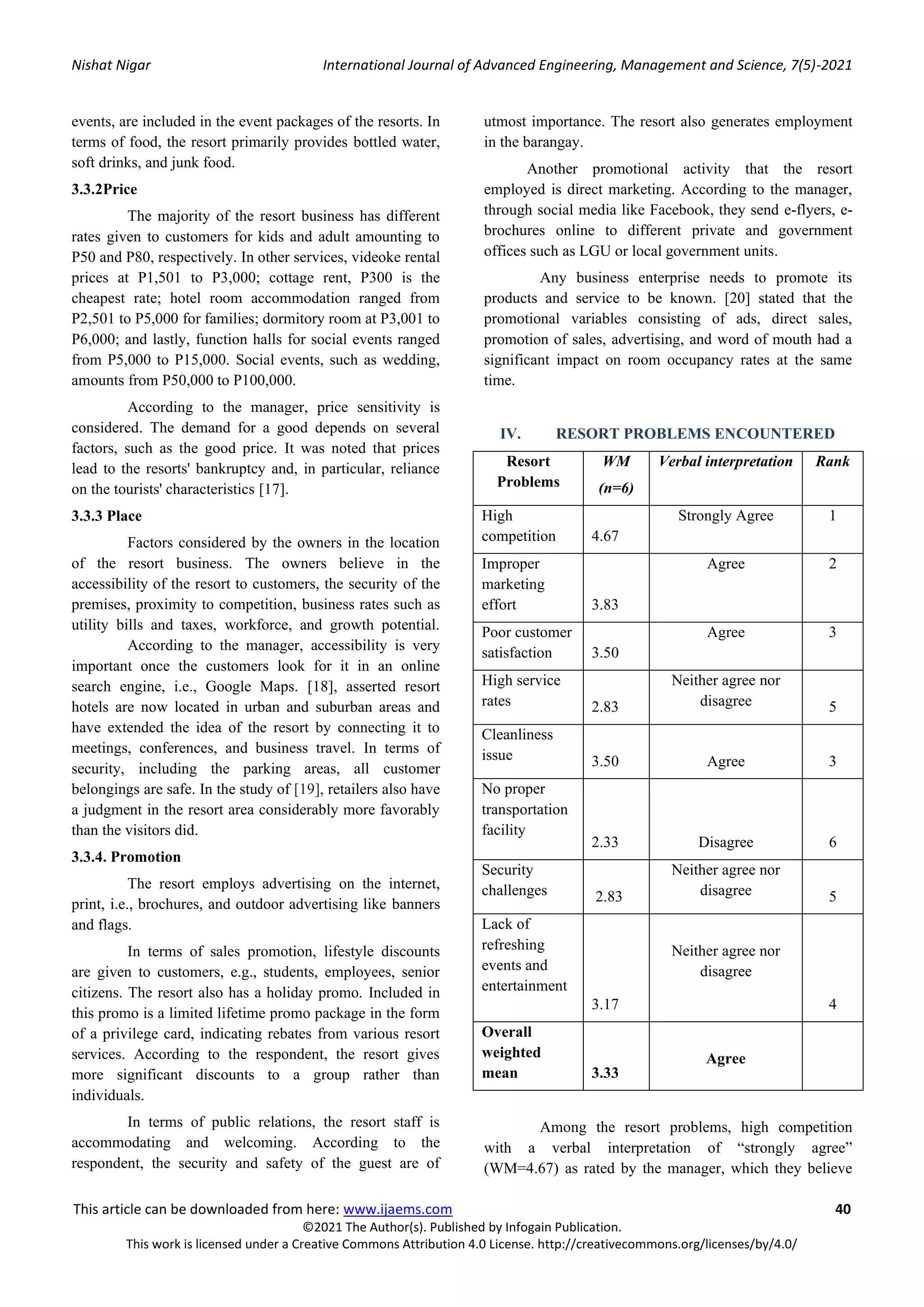 4Ps of Marketing Among Selected Resorts in Cabanatuan City | PDF