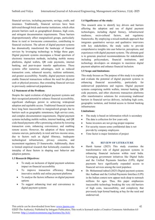 Enhancing Financial Accessibility with Digital Payment Systems | PDF
