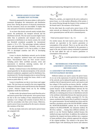 Influencing Factors on Power Losses in Electric Distribution Network | PDF | Computer Networking ...
