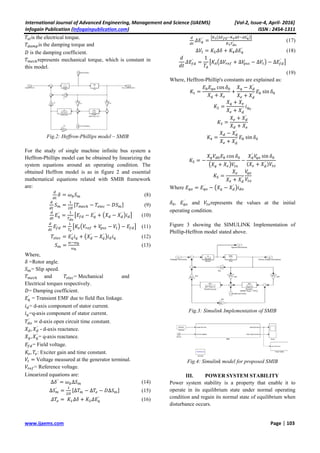 A Novel Hybrid Approach for Stability Analysis of SMIB using GA and PSO | PDF | Physics | Science