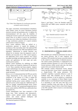 A Novel Hybrid Approach for Stability Analysis of SMIB using GA and PSO | PDF | Physics | Science