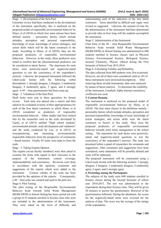 Ijaems apr-2016-26 Development and Validation of Responsible Environmental Behavior Scale ...