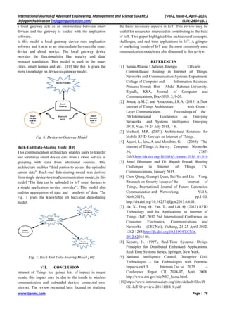 Analysis on IoT Challenges, Opportunities, Applications and ...