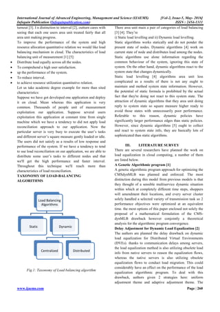 Load Balancing in Cloud Nodes | PDF | Cloud Computing | Internet
