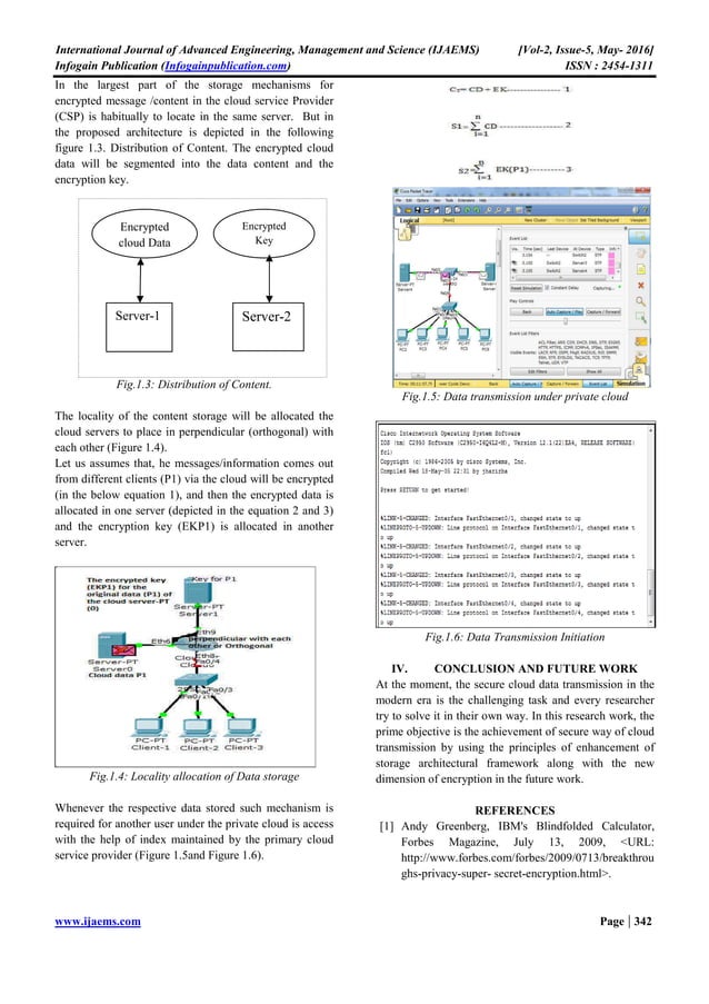 Enhancement of the Cloud Data Storage Architectural Framework in Private Cloud | PDF | Cloud ...