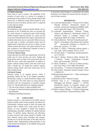 Principles and Goals of Software Testing | PDF