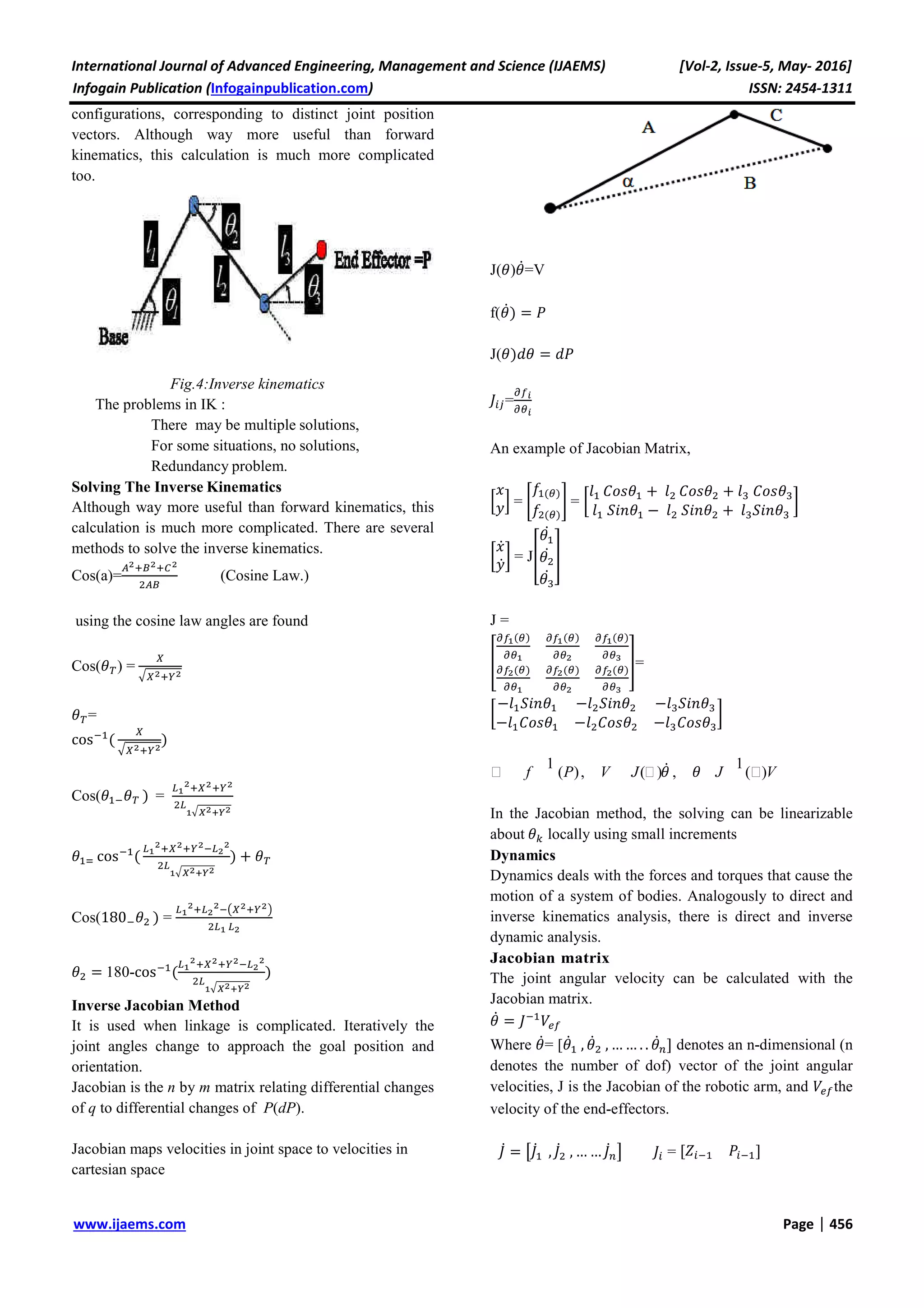 Study and Analysis of Design Optimization and Synthesis of Robotic ARM | PDF