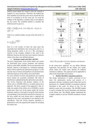 Study and Analysis of Design Optimization and Synthesis of Robotic ARM | PDF