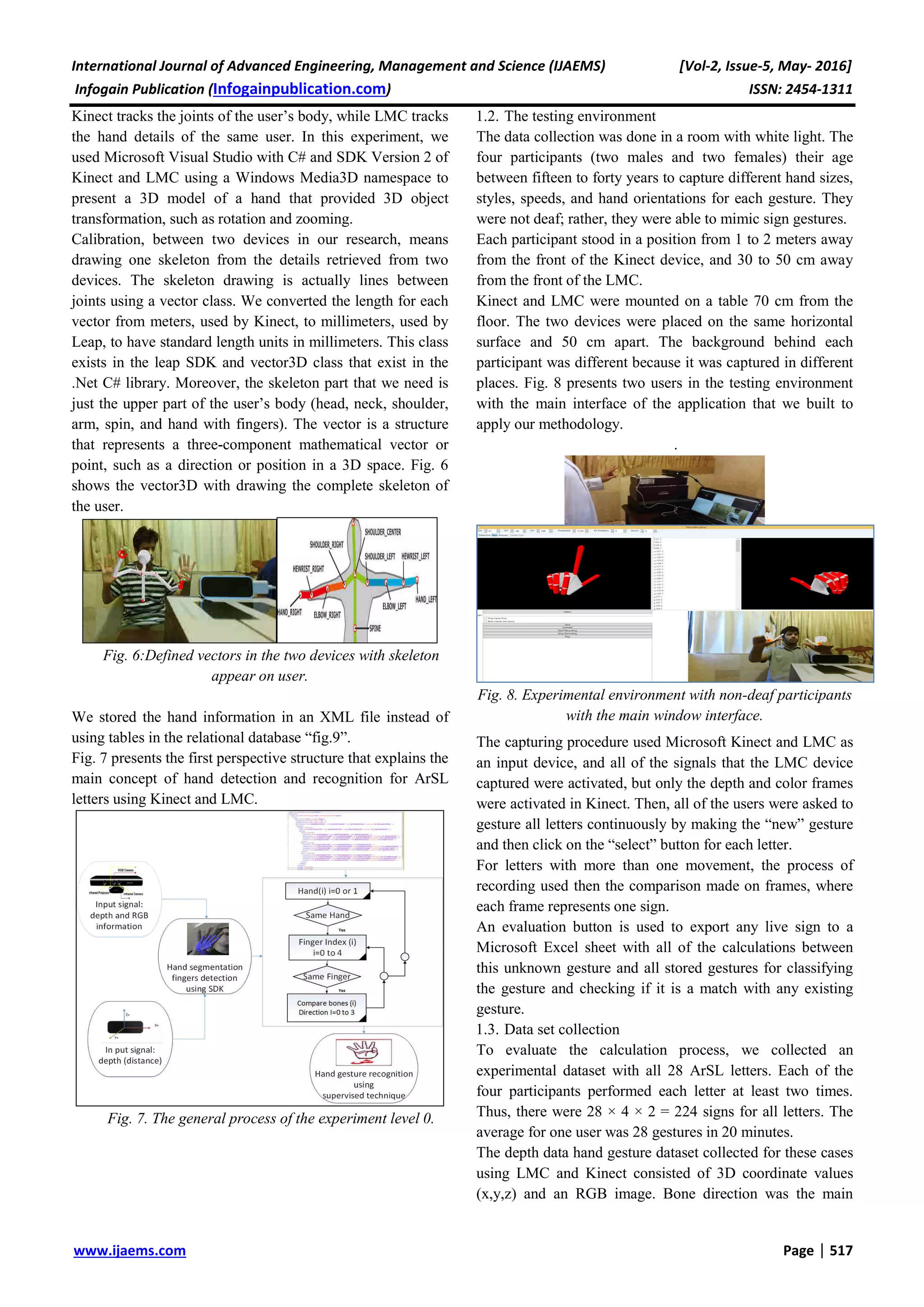 A Real Time Letter Recognition Model For Arabic Sign Language Using Kinect And Leap Motion