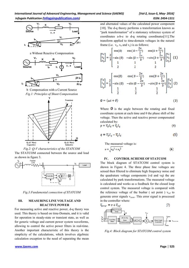 Voltage profile Improvement Using Static Synchronous Compensator STATCOM | PDF | Radio Control ...