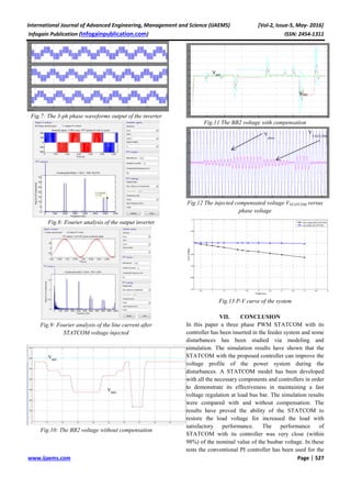 Voltage profile Improvement Using Static Synchronous Compensator STATCOM | PDF | Radio Control ...