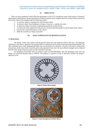 Design, Analysis and Manufacturing of Braking system for an Universal ...