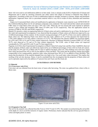 THE ENGINEERING CHARACTERISTICS OF BLACK COTTON SOIL TREATED WITH CORN ...