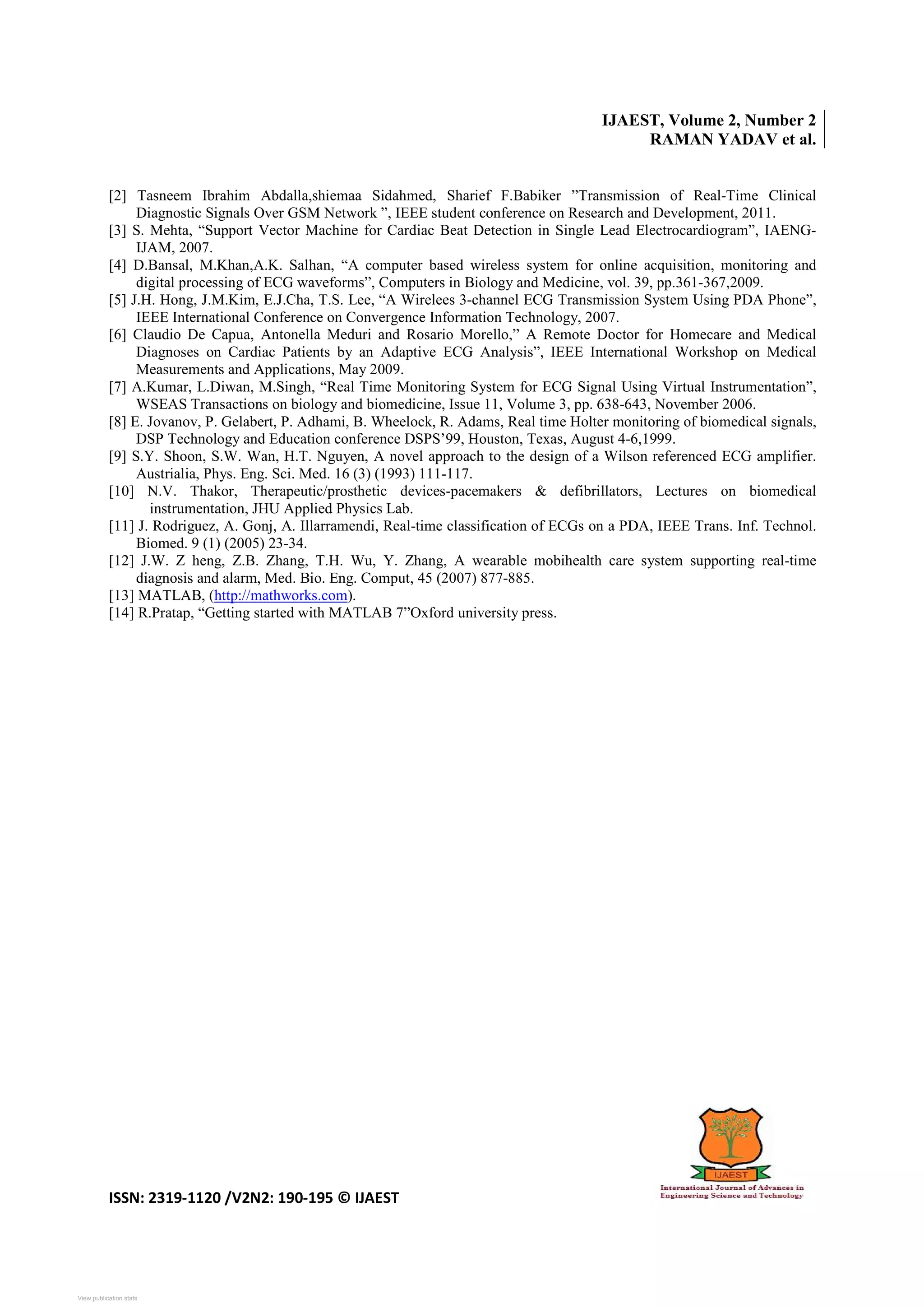 Ijaest Volume 2 Number 2pp 190 195x Pdf Digital Audio Computer Software And Applications