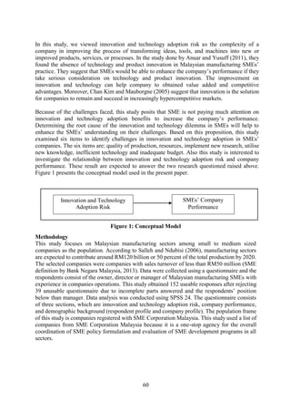 technology adoption and sme performance pdf | PDF