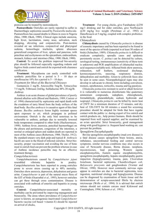 ostriches diseases | PDF