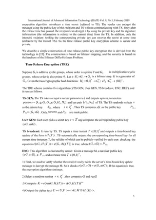 ANONYMOUS AUCTION PROTOCOL BASED ON TIMED-RELEASE ENCRYPTION ATOP CONSORTIUM BLOCKCHAIN | PDF