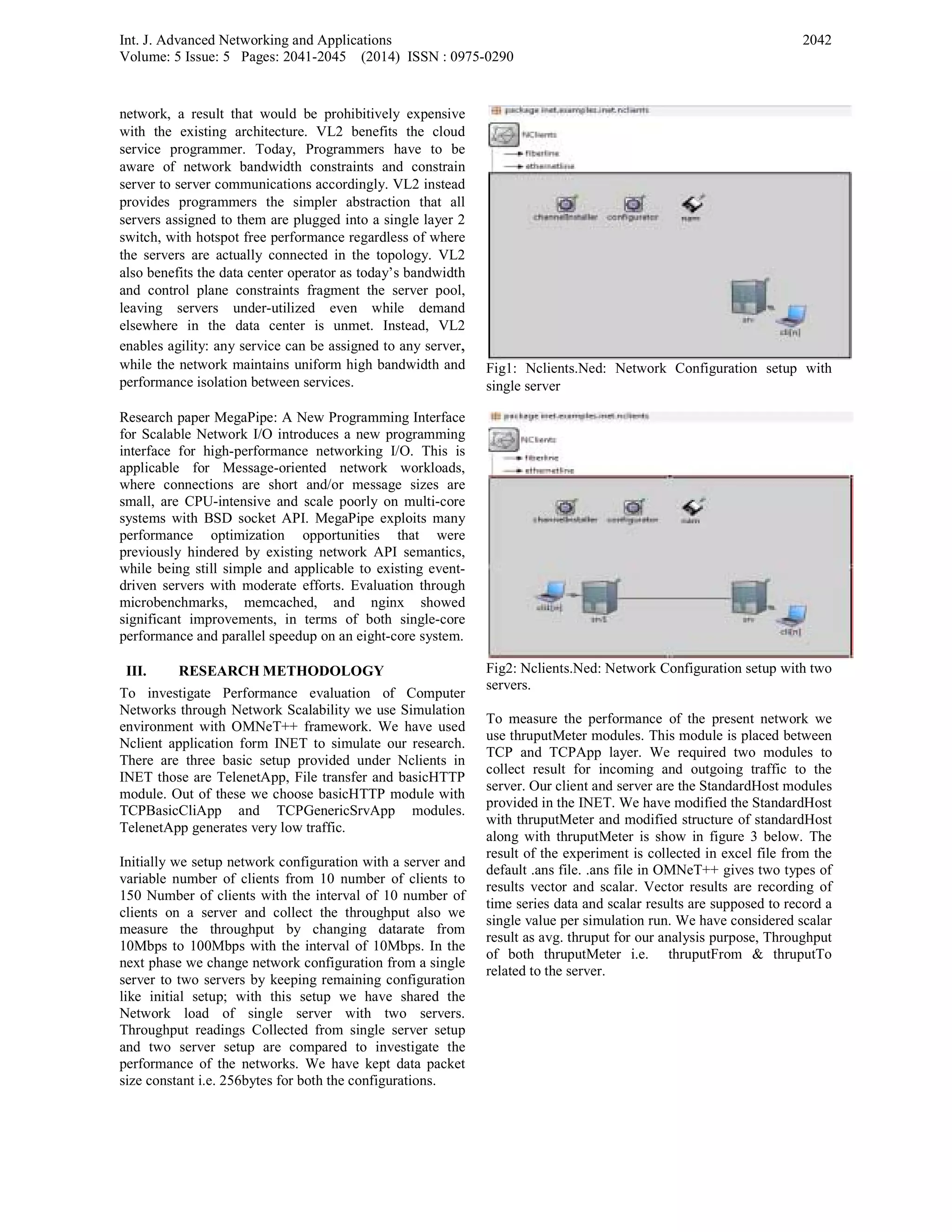 Computer Network Performance Evaluation Based On Network Scalability Using Omnet Simulation