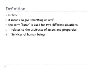 Ijarah | PPTX