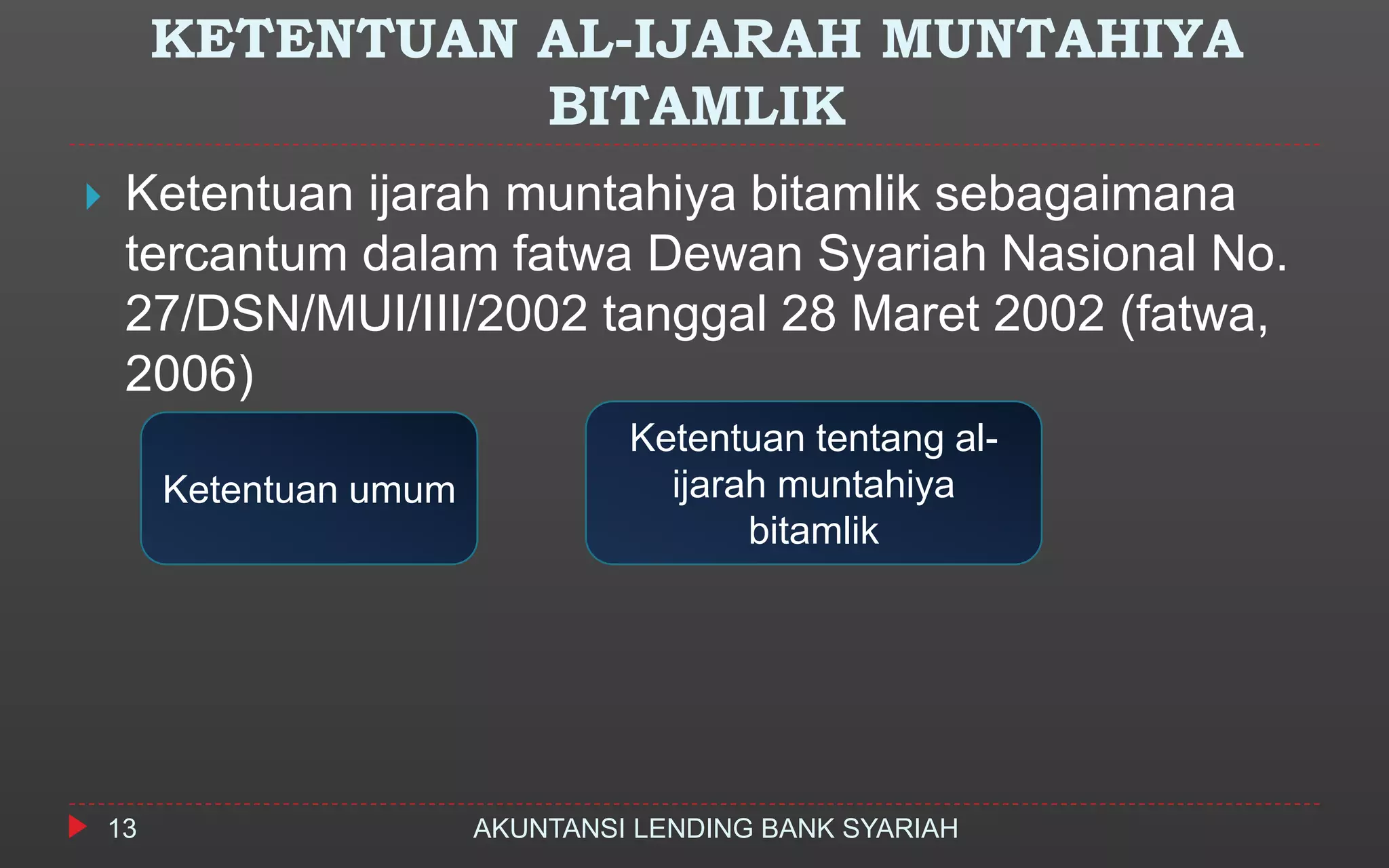 Akuntansi Ijarah pada Bank Syariah | PPTX