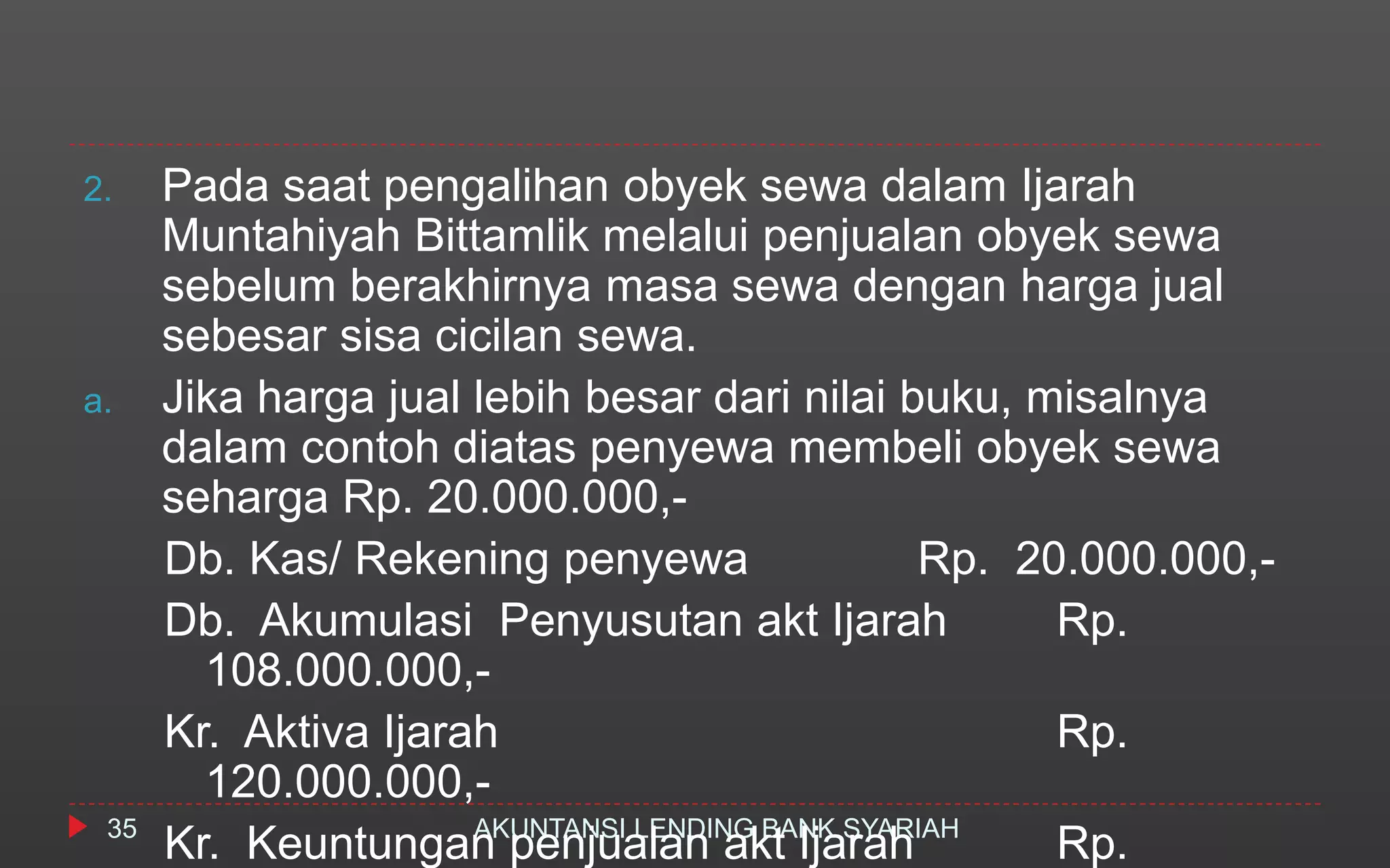 Akuntansi Ijarah pada Bank Syariah | PPTX