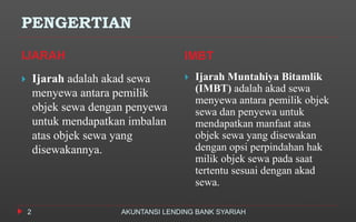 Akuntansi Ijarah pada Bank Syariah | PPTX