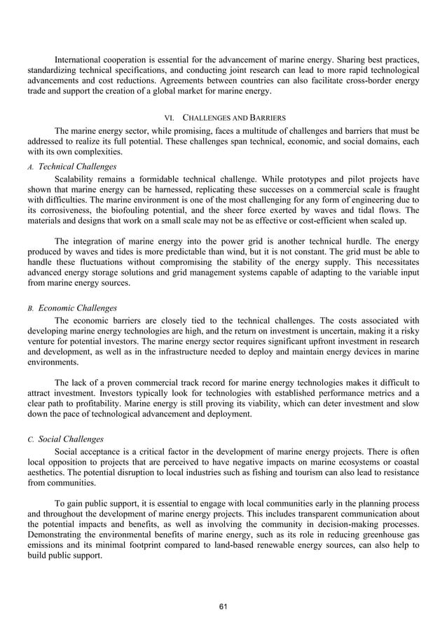 Marine Energy Resources: Tapping into the Power of Waves and Tides | PDF