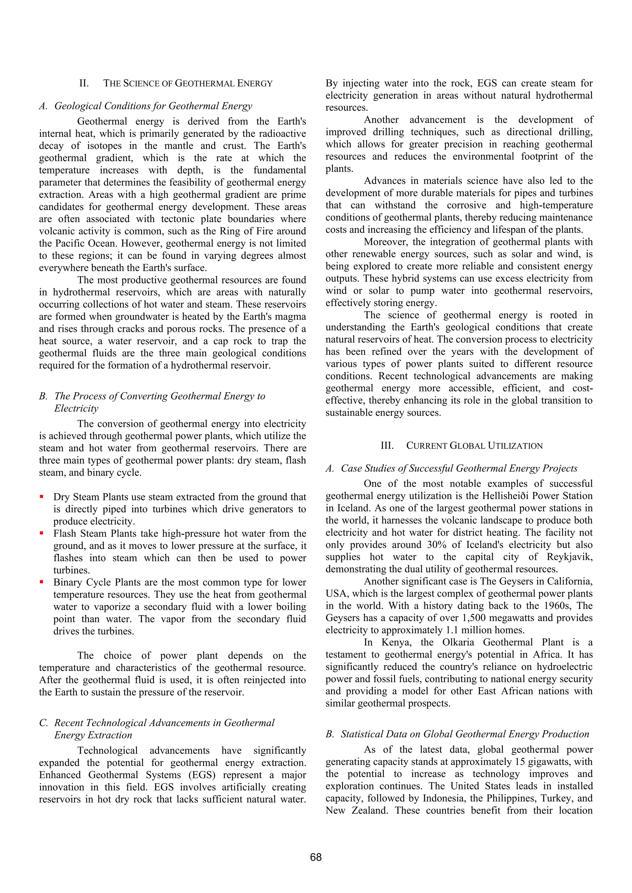 Geothermal Energy: Untapped Potential for Sustainable Development | PDF